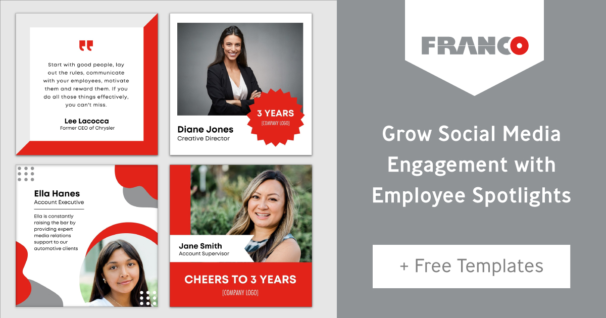Grow Social Media Engagement with Employee Spotlights (+ Free Templates ...