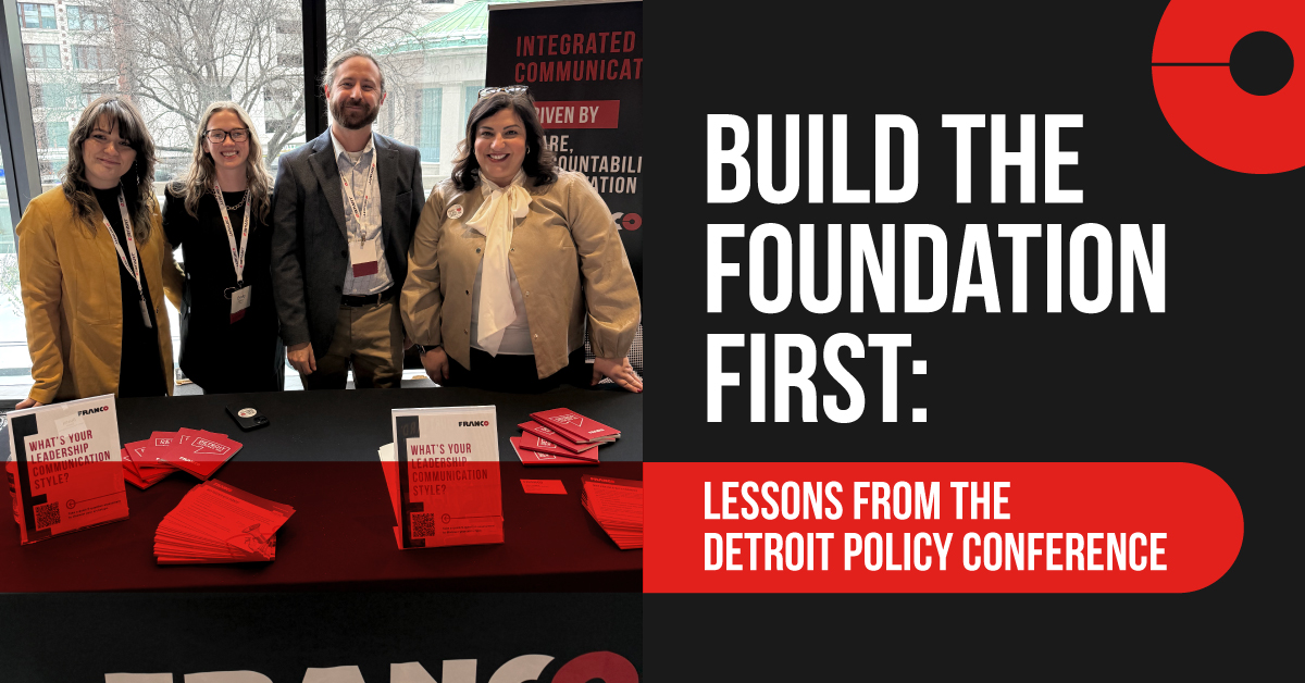 Build the Foundation First: Lessons from the Detroit Policy Conference ...